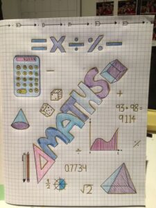 How to Create a Cute Maths Project Cover Page Design - Oh Loved
