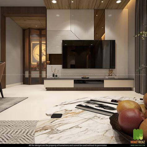 Main Hall Modern TV Unit Design - Style and Functionality - Oh Loved